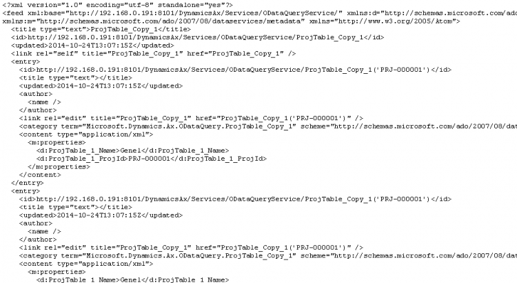 Dynamics AX 2012 ile OData kullanımı – Güven Şahin