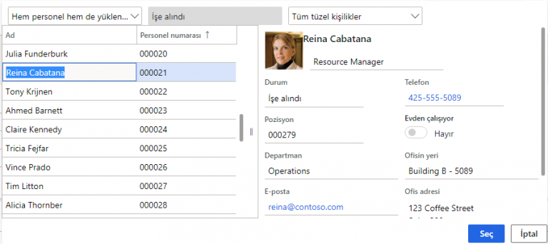 Dynamics 365 F&O – Lookup Oluşturma – Güven Şahin